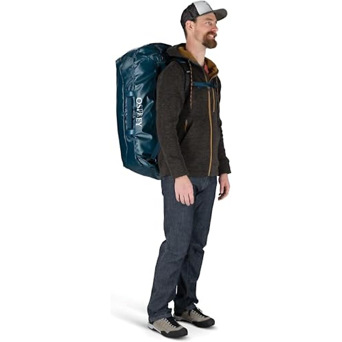 Osprey Transporter 120L Travel Duffel Bag, Venturi Blue