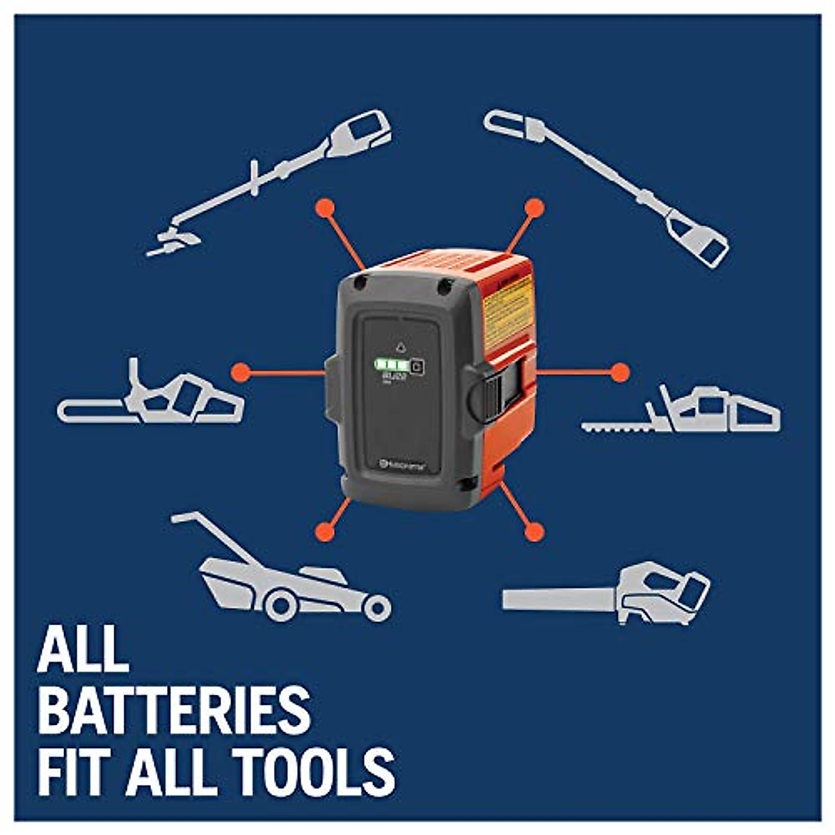 Husqvarna 115iHD55 Cordless Electric Hedge Trimmers, Orange/Gray (TOOL ONLY- battery / charger NOT included)