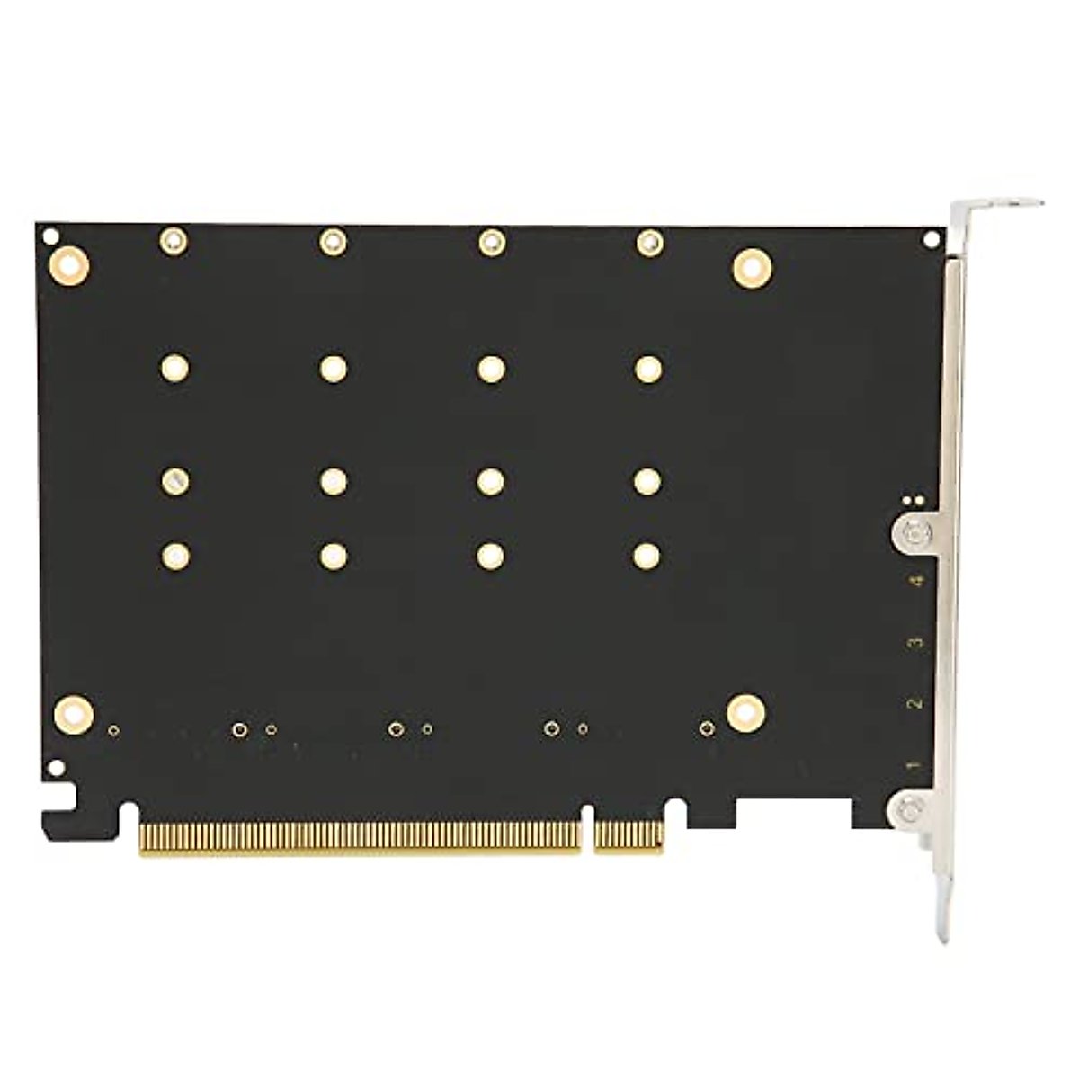 Gaeirt NVME   Card, High Speed PCIE X16 Interface M.2 SSD Adapter Full Speed Signal for 4 NVME PCIe Protocol SSDs for PCIE3.0 4.0