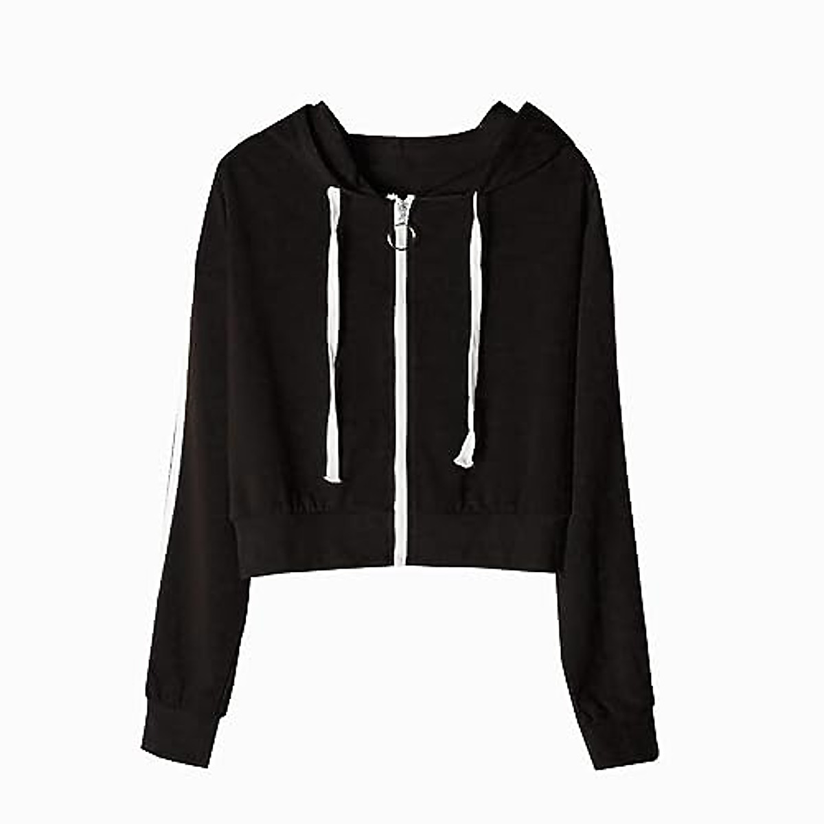 Women's Sweatshirt Mock Neck Tops for Women 3/4 Ruched Sleeve Fall Rompers for Women 2023 Going Out Outfits for Women Windbreaker Coat Fashion Outwear Capes Tiered Off The Shoulder Trendy Fall Tops