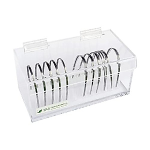 J&J Ortho Orthodontic Arch Wire Holder Organizer Box with Lid (12 sizes)