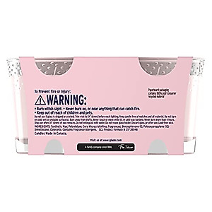 Glade Candle Jar, Air Freshener, Rose & Bloom, 3.4 Oz, 2 Count