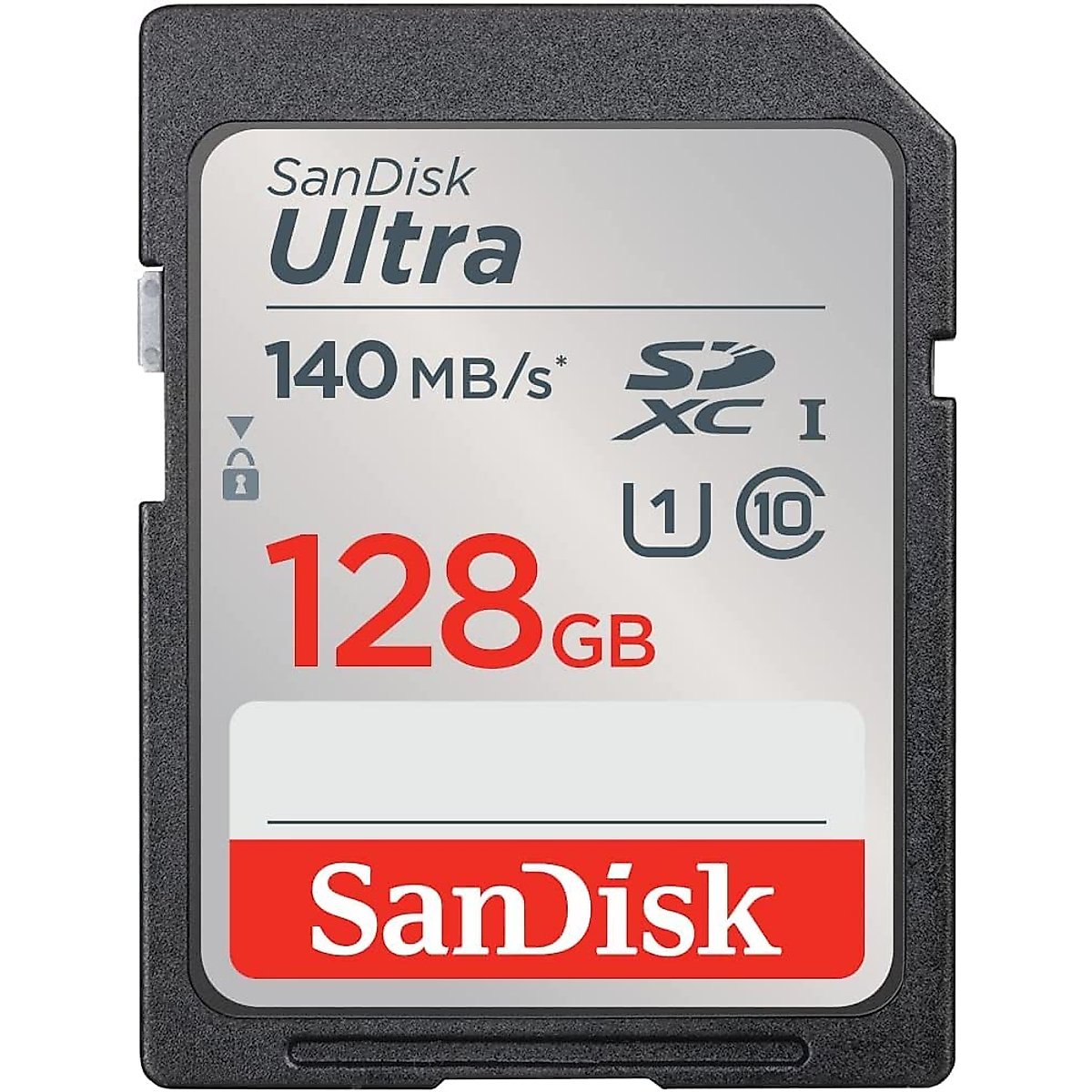 SanDisk 128GB Ultra SD Memory Card Works with Sony EOS R100 and Fujifilm X-S20 Mirrorless Cameras (SDSDUNB-128G-GN6IN) U1 C10 Bundle with (1) Everything But Stromboli 3.0 Micro & SDXC Card Reader
