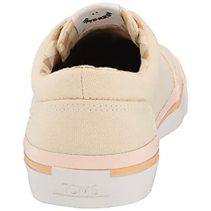 TOMS Women's Fenix Lace-Up Sneaker, Beige, 11