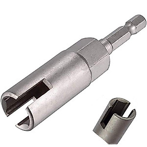 Pagow Deep Power Wing Nut Driver Set- Slot Wing Nuts Drill Bit Socket Wrenches Tools Set Hex Grooved Socket for Panel Nuts, Screws Eye, C Hook Bolt, Q Hanger, Hex Shank (1)
