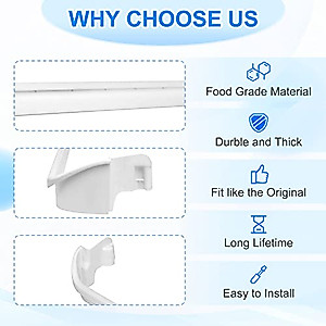 240534701 & 240534901 Refrigerator Door Shelf Replacement Compatible with frigidaire kenmore Door Shelf Rack Bar Rail Replaces AP3214631 PS734936 948952 AP3214630 PS734935 EA734935 948954 AH734935