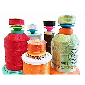 YEQIN 25pcs Black Prewound Bobbin Thread and Bobbin Holder - Size A Class 15 SA156 Compatible with Babylock, Brother, Consew, Juki, Singer Embroidery and Sewing Machine