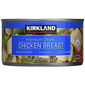Kirkland Recipes Recettes Premium Chunk Chicken Breast in Water (3 - 12.5oz cans)