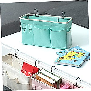 Veemoon 1 PC Nighstand Lip Blusher Bedside Storage Bedside Cabinet Bedside Organizer Earth Color Lip Gloss Pearlescent Lip Gloss Earth Color Makeup Set Container Bedside Table Pocket