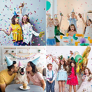 ZAKVOOR 24PCS Inflatable Fireworks Gun Party Toys Confetti Fireworks Handheld Confetti Poppers with Novelty Design Party Supplies for Birthday Christmas Wedding Graduation