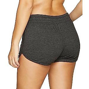 Colosseum Active Women's Simone Cotton Blend Yoga and Running Short (Black, Large)