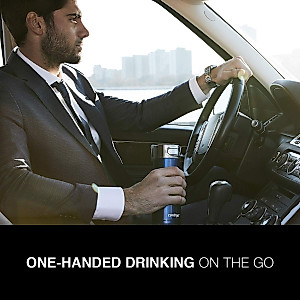 Contigo Luxe Autoseal Vacuum-Insulated Travel Mug | Spill-Proof Coffee Mug with Stainless Steel Thermalock Double-Wall Insulation, 16 oz., Biscay Bay