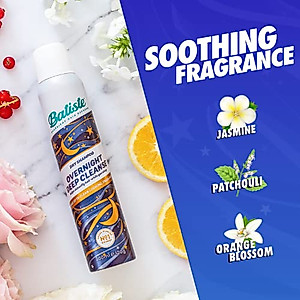 Batiste Overnight Deep Cleanse 200ml, Leave-In Deep Cleansing Dry Shampoo for Overnight Use, Absorbs Oil for Clean Looking Fresh Hair Overnight
