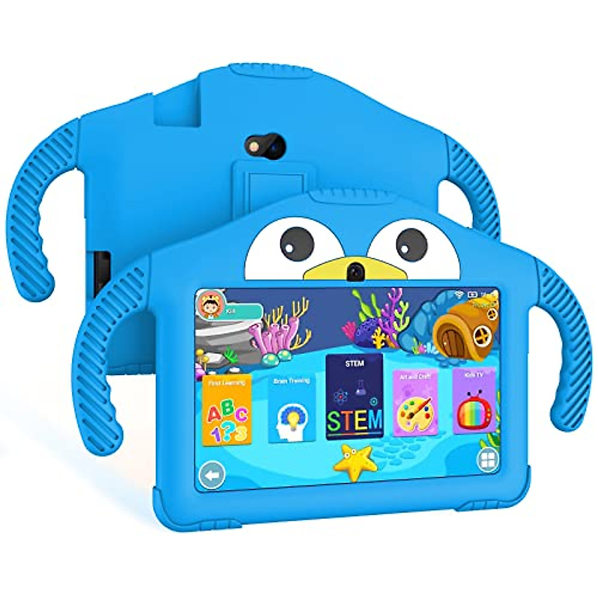 Kids Tablet, 7 inch Tablet for Kids 3GB RAM 32GB ROM, Android 11 Tablet with WiFi, Bluetooth, GMS, Parental Control, Shockproof Case, Google Play, YouTube, Netflix