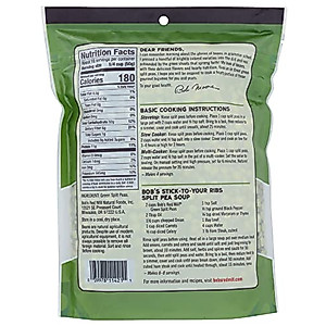 Bobs Red Mill Green Split Peas, 29 OZ