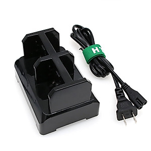 HangTon Battery Charger for Trimble 54344 92600 92670, 5700 5800 R7 R8 SPS985 S6 TSC1 GPS GNSS Receiver, 4 Slot C300
