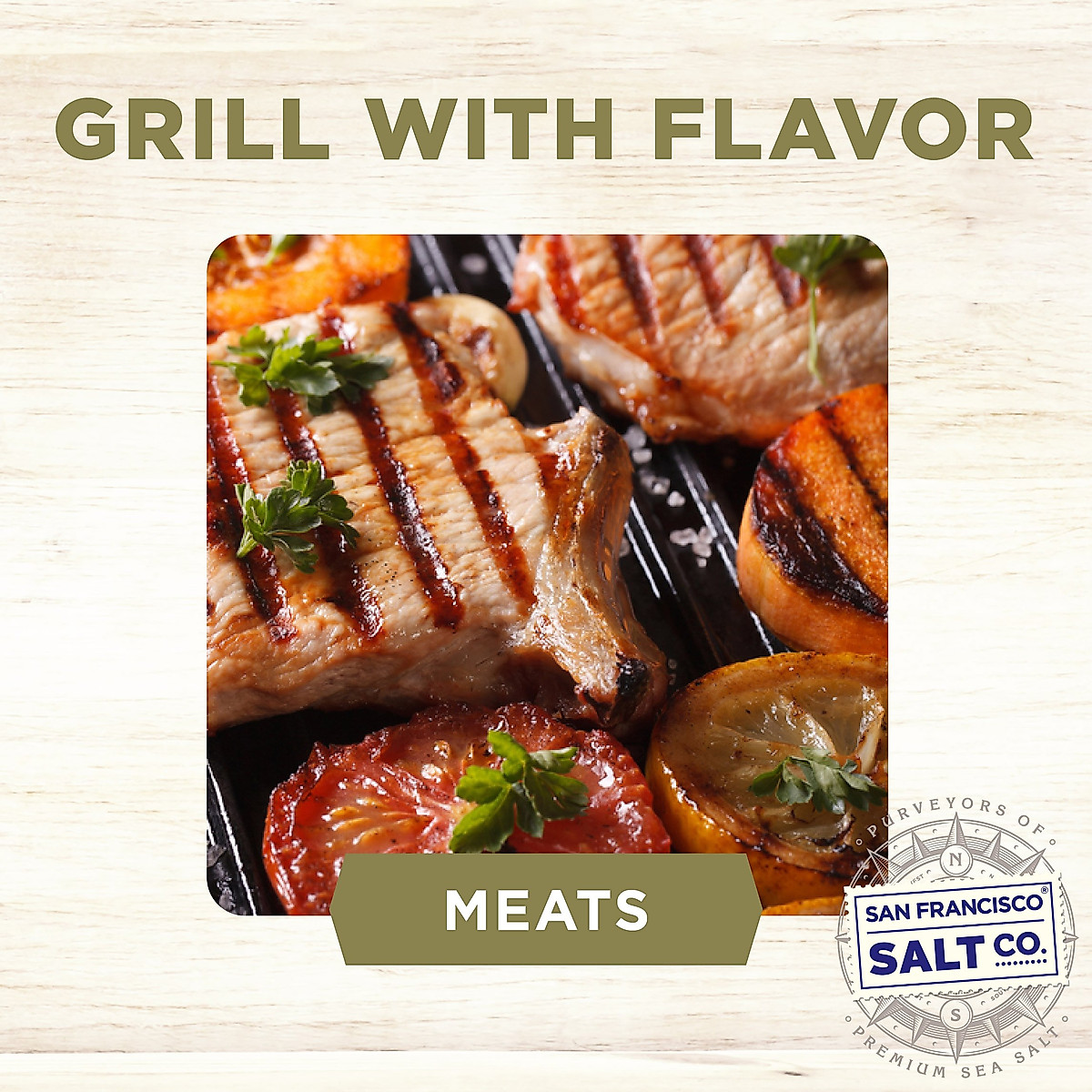 French Grey Sea Salt 2 lb. Bag Coarse Grain - Sel Gris by San Francisco Salt Company