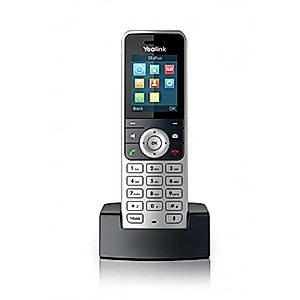 Yealink W53H Cordless DECT IP Phone, Base Station Not Included, 1.8-Inch Color Display. 10/100 Ethernet, 802.3af PoE, Power Adapter Included