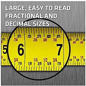 Century Drill & Tool 72833 Big Blue Tape Measure, 33-Foot