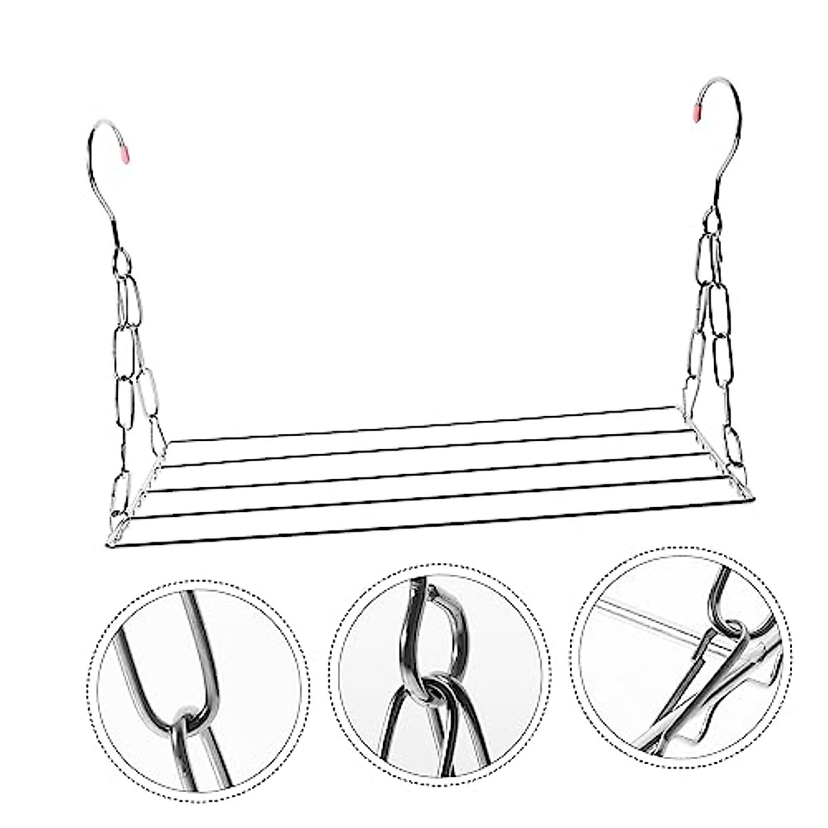 Cabilock Panties Clothes Window Drying Rack Outdoor Sock Laundry Hanging Rack Balcony Drying Rack Drying Shelf for Shoes Clothing Clothes Drying Rack Shoe Outdoor Clothes Hanger