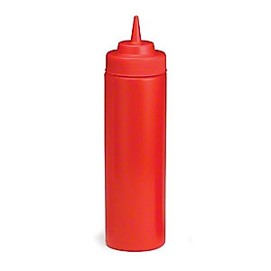 Tablecraft 24 oz Wide Mouth Squeeze Dispenser [Set of 12]