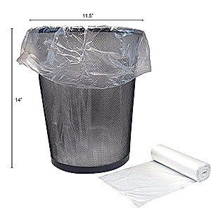 7-10 Gallon Light Duty Wastebasket Trash Bags (100, 10 Gallon (Fits 7 Gallon and Smaller Cans))