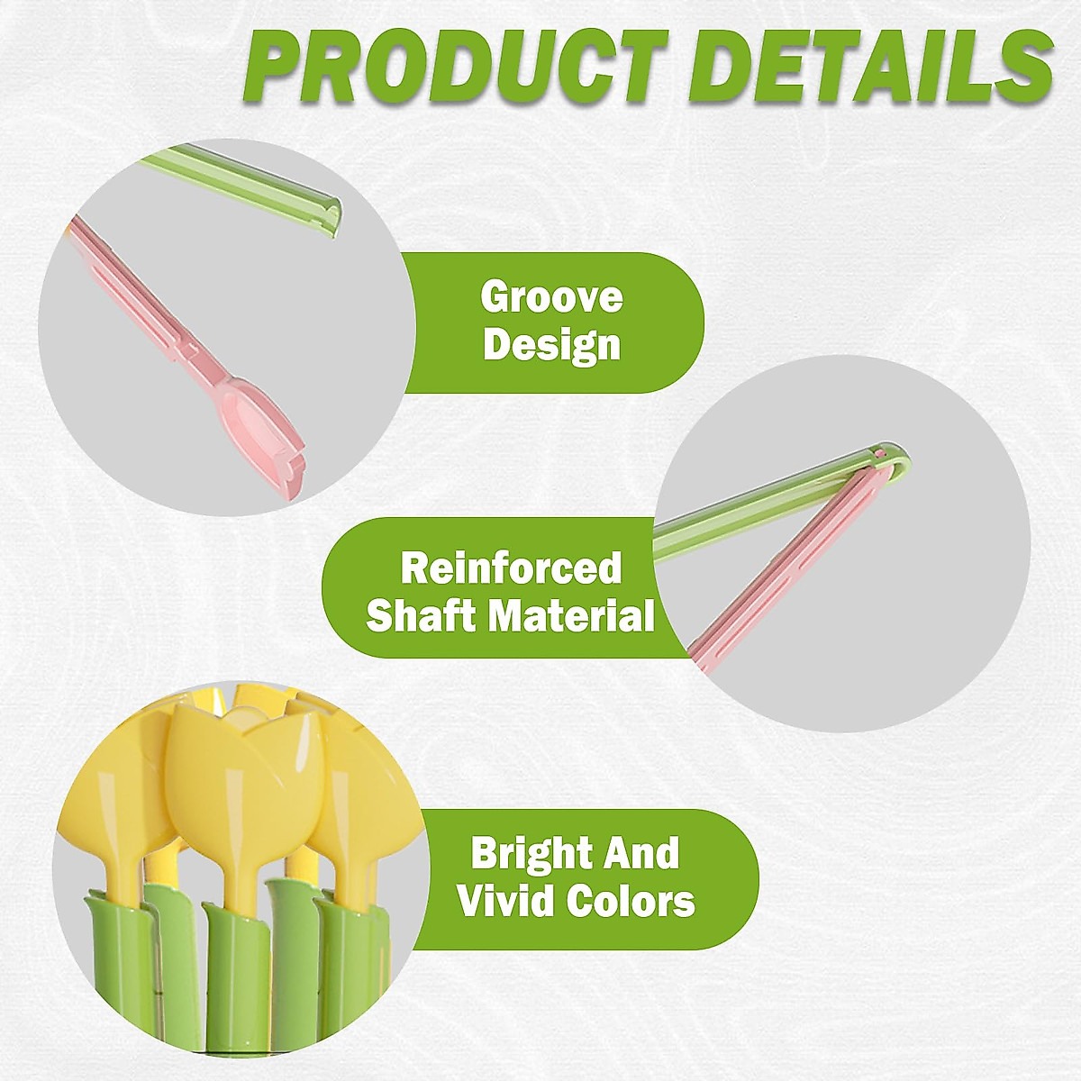 Magnetic Bag Clips Set of 10 Closing Cips for Bag – Funny Chip Clips for Food with Magnet Storage - Magnetic Chip Clips for Refrigerator, Cute Bag Clips - Bag Clips for Food Storage (Yellow&Orange)