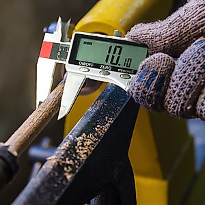 Caliper Measuring Tool 6 inch / 150 mm, Digital Caliper with Extra Large LCD Screen, Digital Micrometer Caliper Vernier IP54 by S&F STEAD & FAST