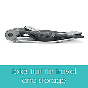 Summer 2-in-1 Bouncer & Rocker Duo (Heather Gray) Convenient and Portable Rocker and Bouncer for Babies Includes Soft Toys and Soothing Vibrations