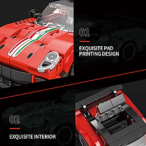 Reobrix 599xx EVO Supercar Building Set, Vehicles Toys Stocking Stuffers Birthday Christmas Toy Gifts for Boys or Girls Age 6+. (413PCS)…