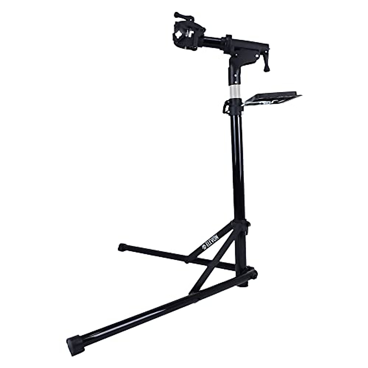 Elevon Bike Repair Stand Portable Mechanic Rack Height Adjustable (38.5-61.5in) Aluminun Alloy, Silver, One Size