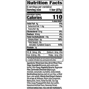 Golden Grahams S'mores Soft Baked Oat Bars, Chewy Snack Bars, 6 ct