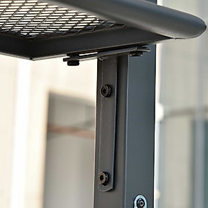 Outsunny 8' Patio BBQ Grill Gazebo Canopy with 2 Tier, Flame Retardant Cover, Large Storage Work Platform and Stylish Utility