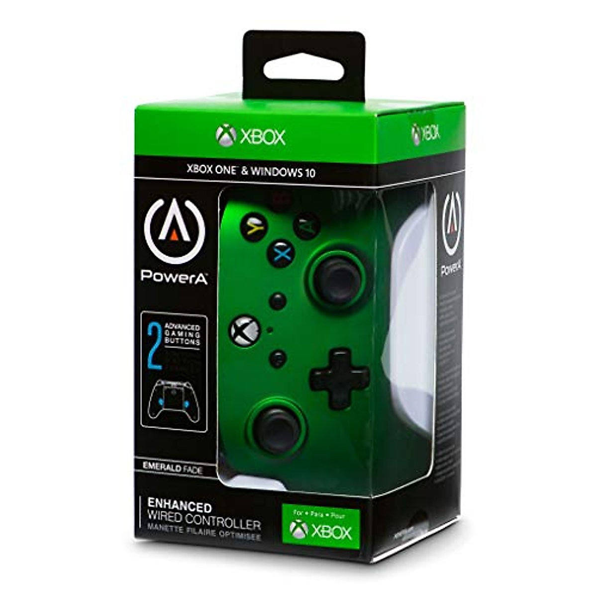 XBOX ONE enhanced wired controller- PowerA, Emerald Fade
