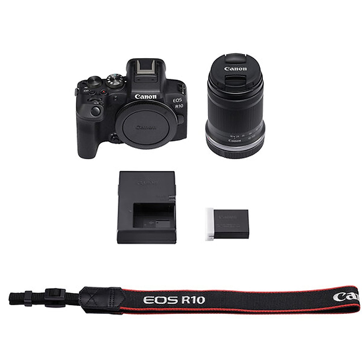 Canon EOS R10 Mirrorless Digital Camera with RF-S 18-150mm f/3.5-6.3 is STM Lens + 128GB Memory + Case + Tripod + Filters (38pc Bundle)