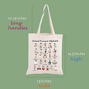 Principal Tote Bag Principal Thank You Gift Supplies Tote Bag Principal Casual Bag Admin Team Bags (Principal Tote)