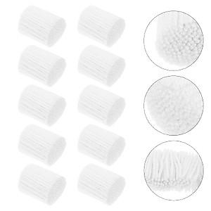 Embroidery Kit Embroidery Kit Latch Hook Yarn Pre- Cut Rug Yarn 10Rolls Knitting Crafts Yarn Soft Crochet Yarn for Making Blankets White Green Rug Green Rug