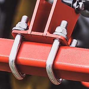 FOCMKEAS 304 Stainless Steel Square U-Bolts 3.54"(90mm) Inner Width, 5.91"(150mm) Length Stainless M10 with Nuts, Frame Plate, Accessories for Automobiles Trailer, Boat Trailer Industrial Parts