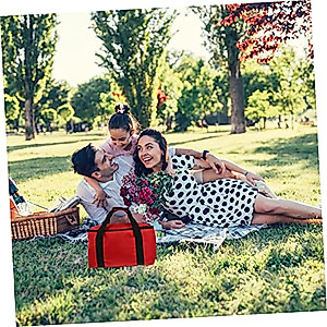 Baluue Pizza Cake Insulation Camping Heater Packing Bags for Suitcases Shopping Bags for Groceries Hot Food Delivery Bags Insulated Food Delivery Bag Insulated Pizza Delivery Bags Red Car