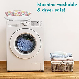 Toddler Pillow with Toddler Pillowcase - Soft Hypoallergenic - Best Pillow for Kids! Better Neck Support and Sleeping! Better Naps in Bed, a Crib, or at School! Makes Travel Comfier! (Hearts)