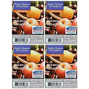 Better Homes and Gardens Fall Into Autumn Scented Wax Cubes - 4-Pack