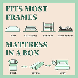 Wamnexti 8in Gel Memory Foam Mattress for Queen Size Bed, Medium Firm, Breathable Removable Cover