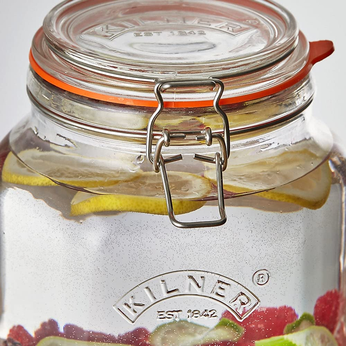 Kilner 25.004 Stackable Jar Set with Taps and Stand, Clear/Transparent, 5.2 Litre