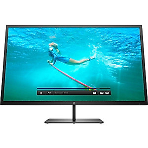 HP - Pavilion 32" LED QHD Monitor - Black with Black Stand