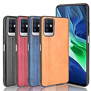 Phone Case for Infinix Note 10, Case for Infinix Note 10 Cow-Like PU Leather Style Protector Cover, Non-Slip Shockproof Cover for Infinix Note 10 Case
