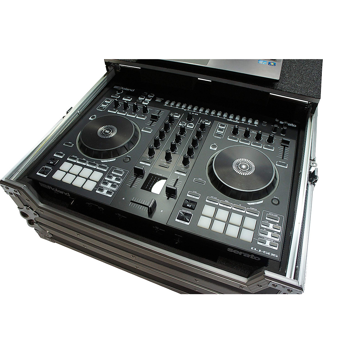 Harmony HCDJ505LT Flight Glide Laptop Stand DJ Custom Case Compatible with Roland DJ-505 New