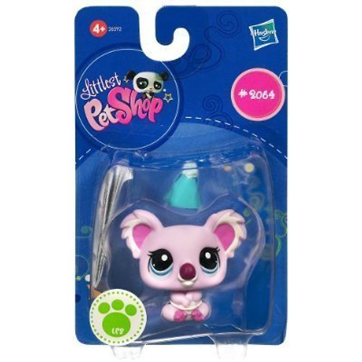 Littlest Pet Shop Pink Koala Bear with party hat #2064