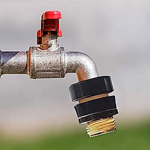 Xiny Tool 3/4 Inch Garden Hose Quick Connect, Quick Connect Garden Hose Fittings, Male and Female Water Quick Release Hose Connector (6 Pack)