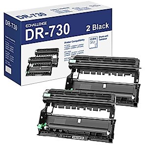 DR730 Drum Unit (NOT Toner) Compatible Replacement for Brother DR730 DR 730 Compatible with HL-L2350DW HL-L2395DW HL-L2390DW HL-L2370DW MFC-L2750DW MFC-L2710DW DCP-L2550DW Printer (2 Drum)