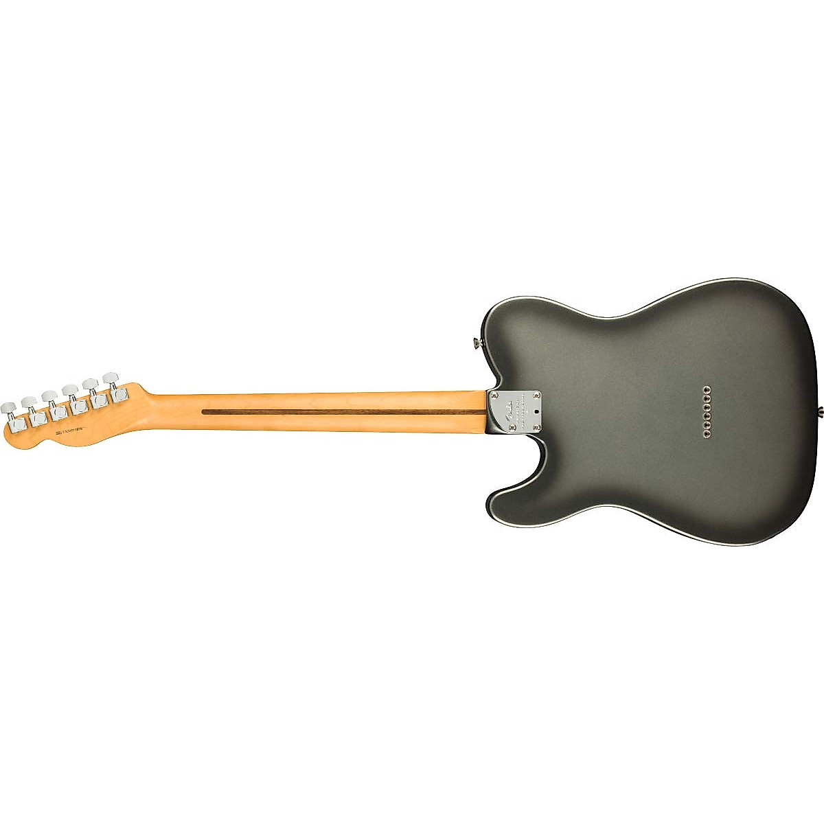 Fender 6 String Solid-Body Electric Guitar, Right, Mercury (0113940755)